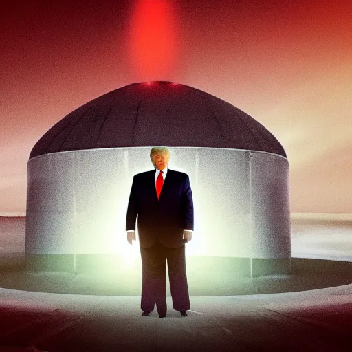 cinematic shot of donald trump standing in front of a | Stable ...
