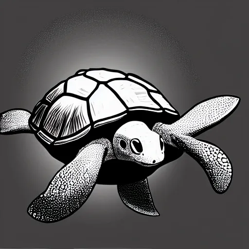 storybook illustration of a turtle with a shell | Stable Diffusion ...