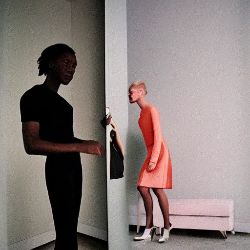 realistic photoshooting for a new balenciaga lookbook, | Stable ...