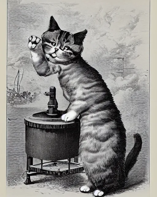 a giant contraption for probing and amplifying the | Stable Diffusion ...