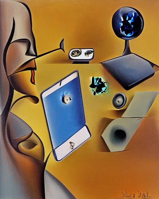 iphone, ipad and mac by salvador dali | Stable Diffusion | OpenArt