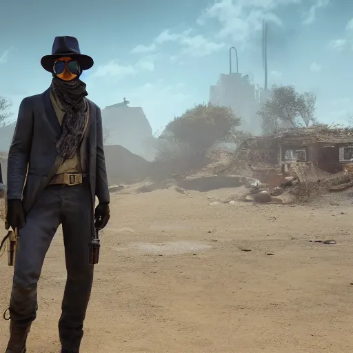 the mysterious stranger, saving the day again, in the | Stable ...