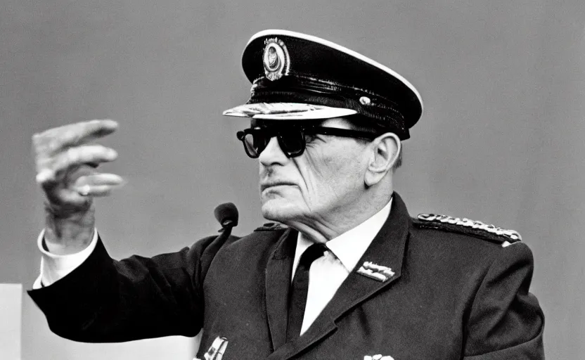 60s movie still of Josip Broz Tito with his general's | Stable ...