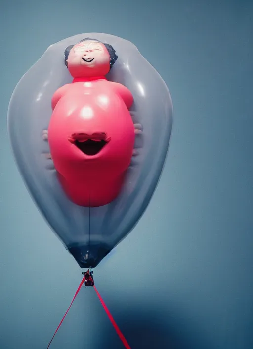 balloon face, face of an inflated man, overinflated, | Stable Diffusion