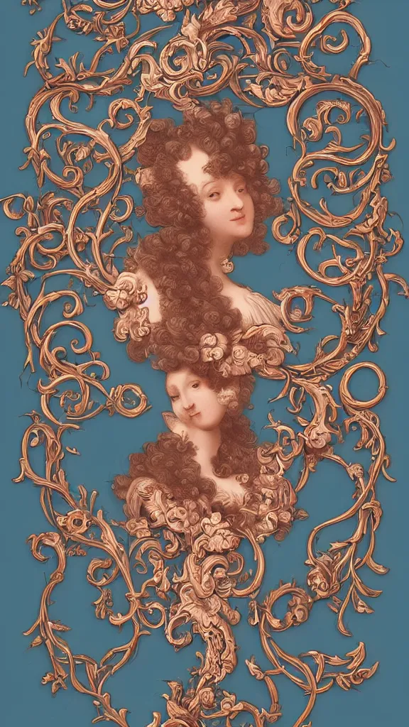 Rococo + Scrollwork + Full of silver layers + | Stable Diffusion | OpenArt