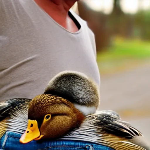human arms attached to a duck | Stable Diffusion | OpenArt