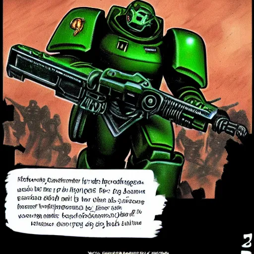 doomguy in warhammer 4 0 k | Stable Diffusion | OpenArt