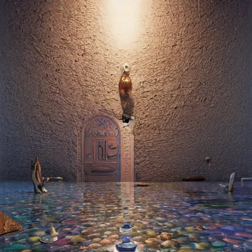 hyperrealistic random objects in a surreal dreamscape | Stable Diffusion | OpenArt