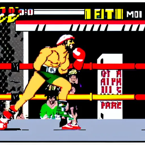 macho man randy savage as a boxer in super punch out, | Stable ...