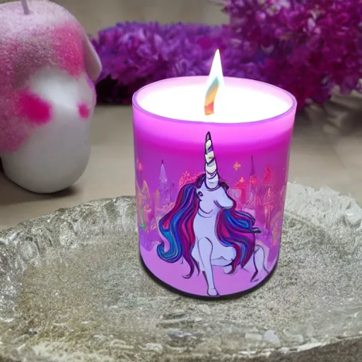 unicorn puke candle | Stable Diffusion | OpenArt