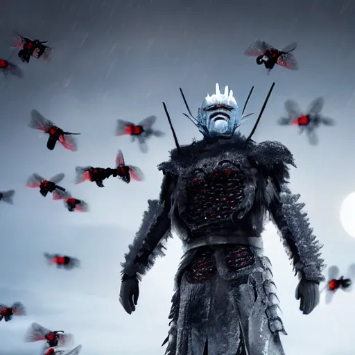 justin sun as night king versus huge crimson - black | Stable Diffusion | OpenArt