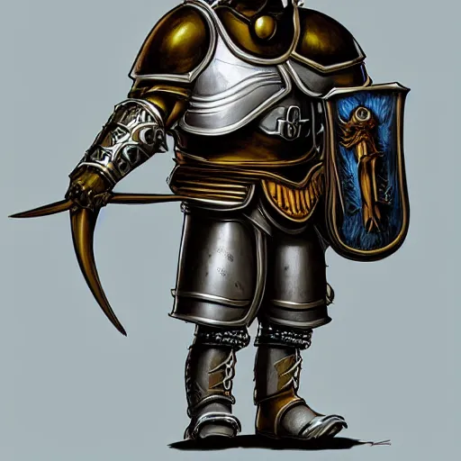 portrait of homer simpson wearing armor, dark fantasy, | Stable ...