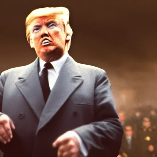 still of donald trump as adolf hitler, 8 k | Stable Diffusion
