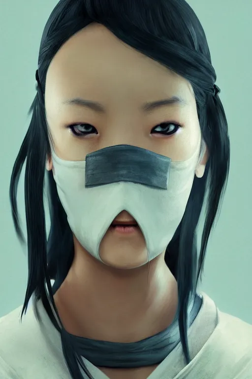 native japanese young woman dressed like shinobi | Stable Diffusion | OpenArt