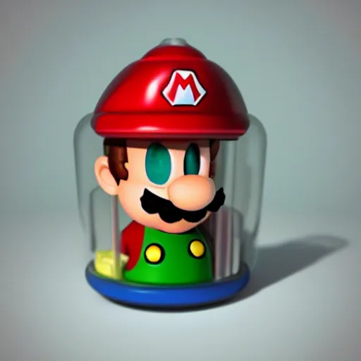 mario trapped in a pill bottle | Stable Diffusion | OpenArt