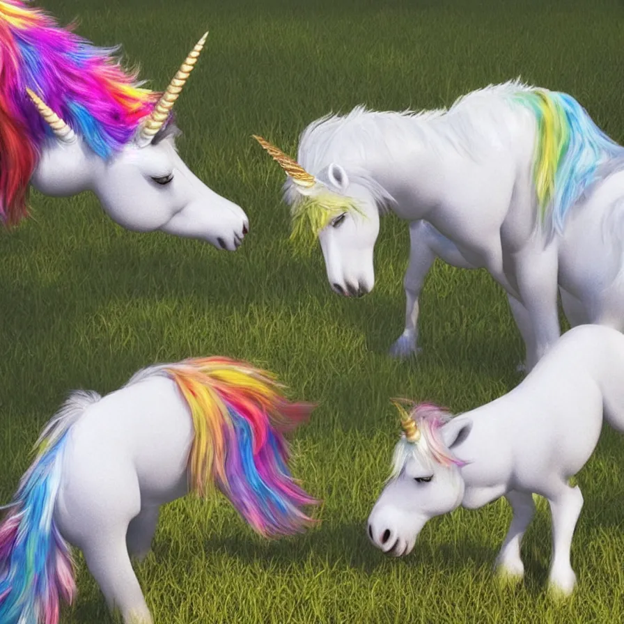 A herd of unicorns dancing on a rave in a graveyard | Stable Diffusion | OpenArt