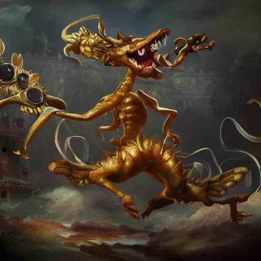 Epic rococo painting cute mimic, ultra-detailed. | Stable Diffusion ...