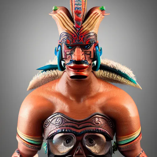 closeup headshot 3 d toy tribal maori god as funco | Stable Diffusion ...