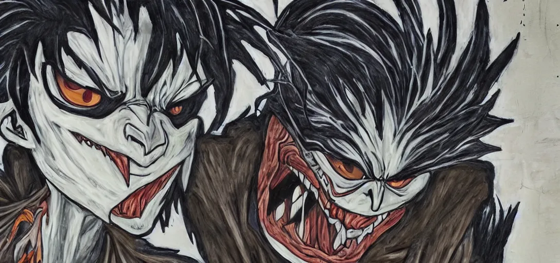 Church mural depicting Ryuk from Death Note | Stable Diffusion | OpenArt