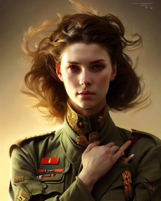 beautiful female soldier, portrait, fantasy, ultra | Stable Diffusion
