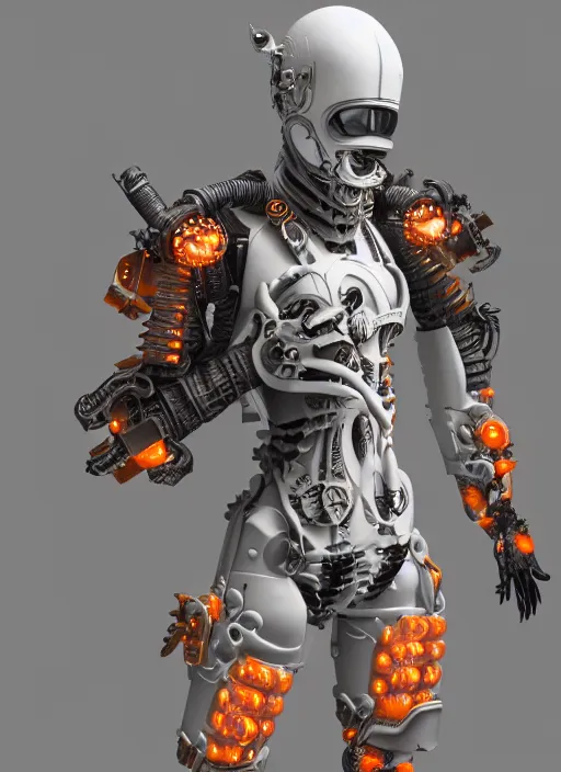 full-body rococo and cyberpunk style porcelain and | Stable Diffusion ...