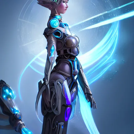 Alluring Elf Princess knight, Futuristic Cyborg | Stable Diffusion ...