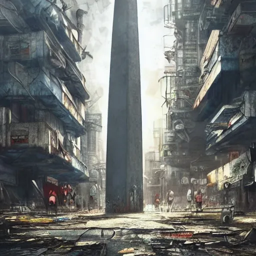 a gigantic fungal obelisk bursting through the | Stable Diffusion | OpenArt