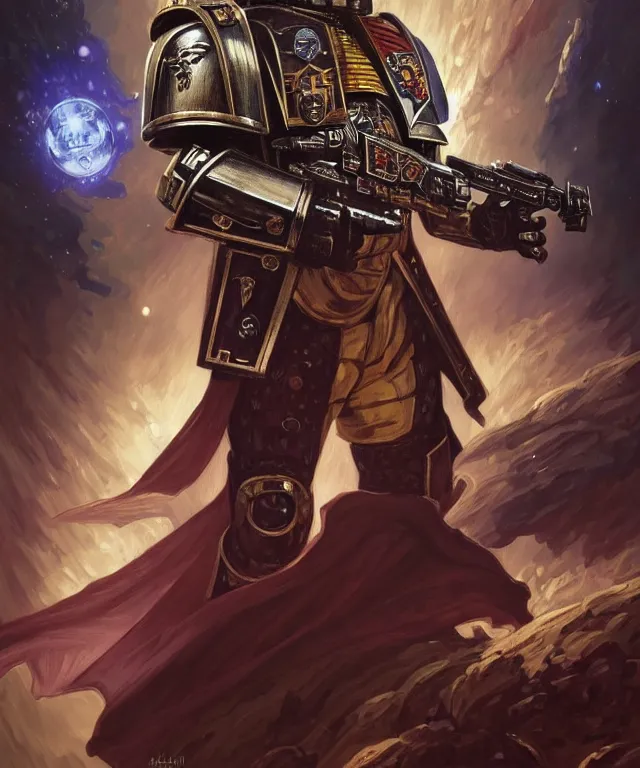 Jon Pertwee Doctor Who as Warhammer 40k Space Marine, | Stable ...