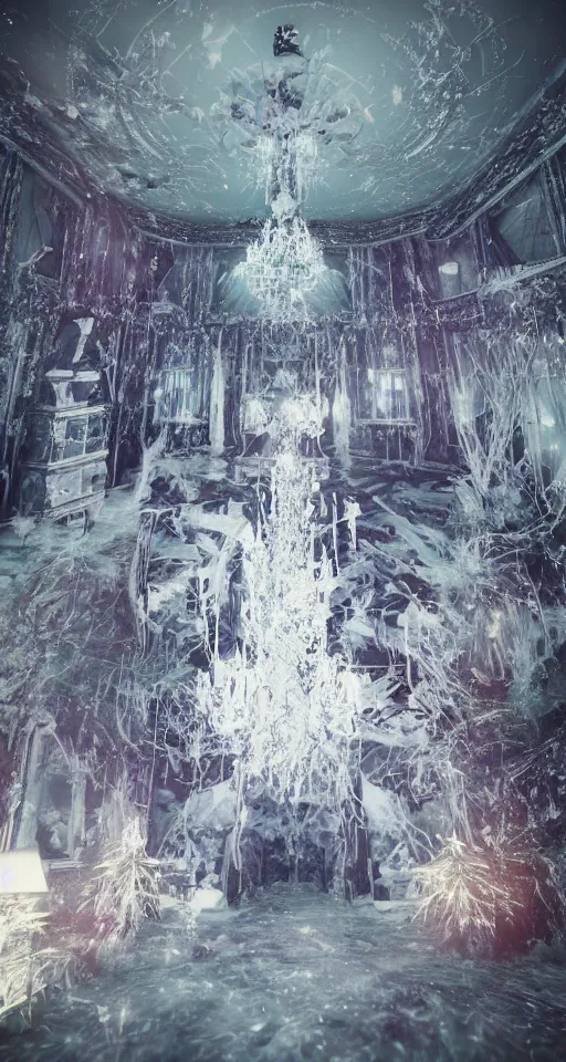 a crystal castle, vintage kodak, lasers all over the | Stable Diffusion | OpenArt