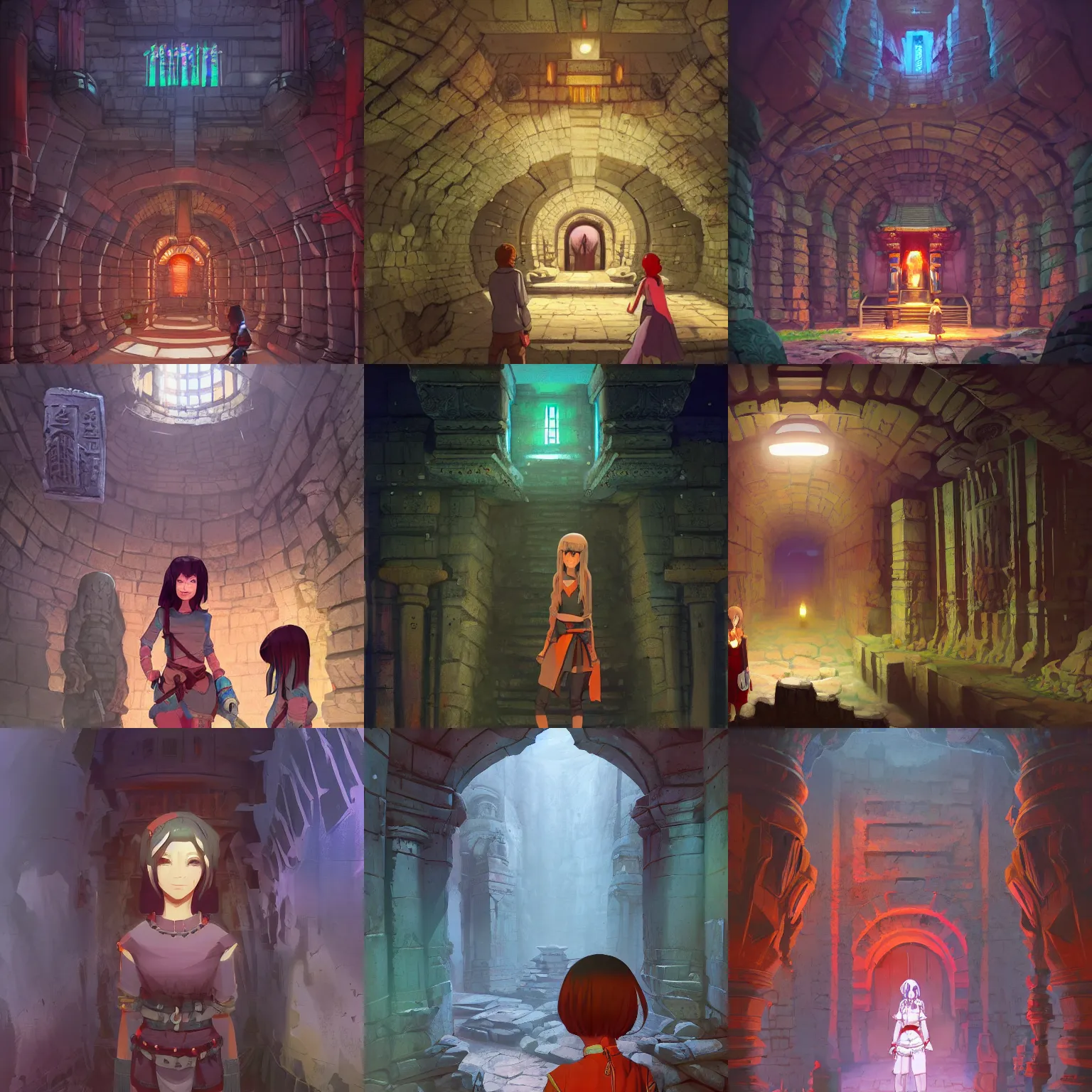 Ancient underground temple dungeon, 8K, HDR, official | Stable Diffusion | OpenArt