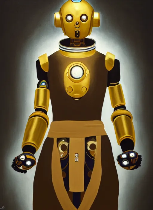 portrait of zenyatta ( from overwatch ) the robot zen | Stable ...