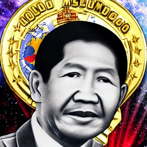 realistic photo of ferdinand marcos with a dictator's | Stable ...
