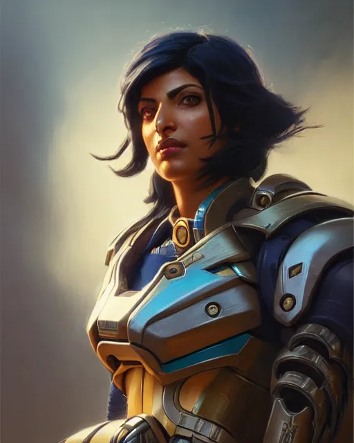 pharah from overwatch, character portrait, portrait, | Stable Diffusion ...