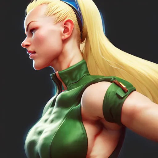 portrait of cammy white from street fighter, au | Stable Diffusion