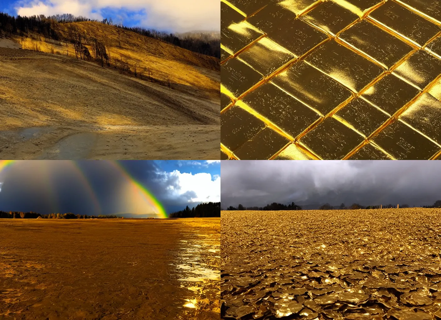 gold bars at the end of the rainbow | Stable Diffusion | OpenArt
