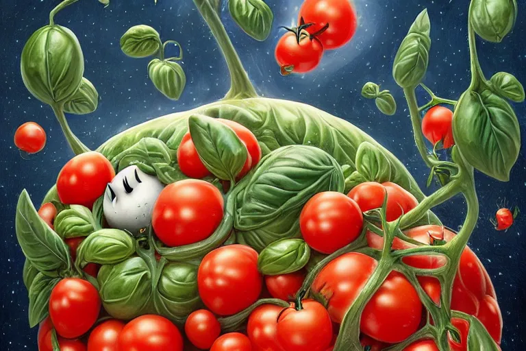 a highly detailed tomato is playing with a ball of | Stable Diffusion ...