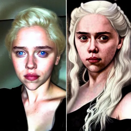 a selfie of daenerys targaryen played by a young | Stable Diffusion ...