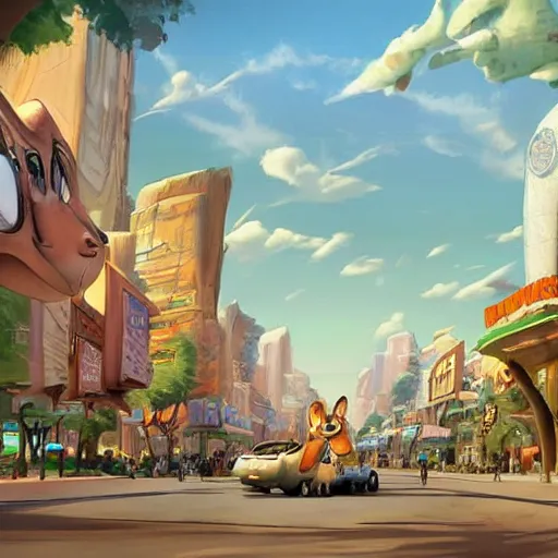 zootopia concept art | Stable Diffusion