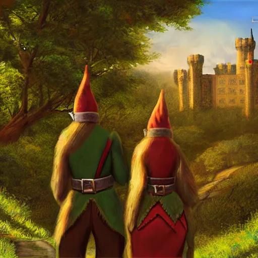 digital art, a couple of elves ( male and female ) | Stable Diffusion ...