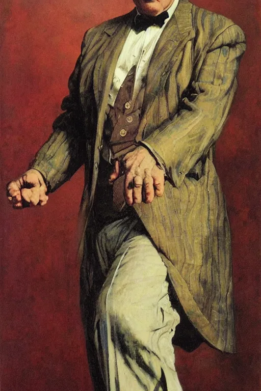 full length portrait of huge martin austin ruane as | Stable Diffusion ...