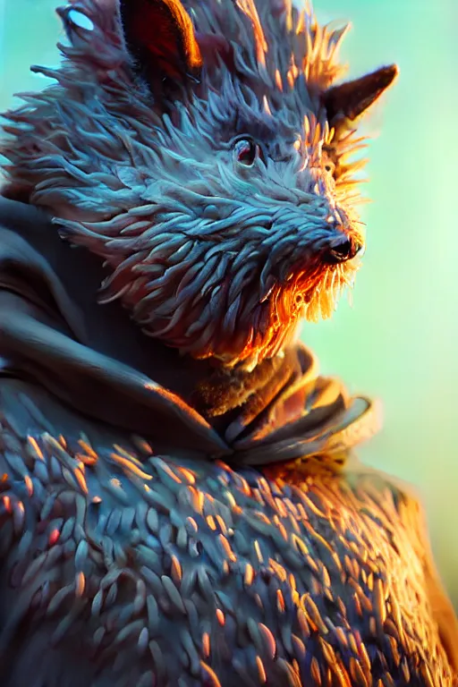 hyperrealistic close-up pastel rococo biomutant! | Stable Diffusion ...