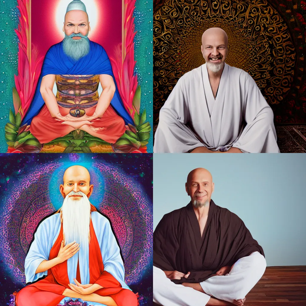 photograph of a modern spiritual guru named tristan | Stable Diffusion