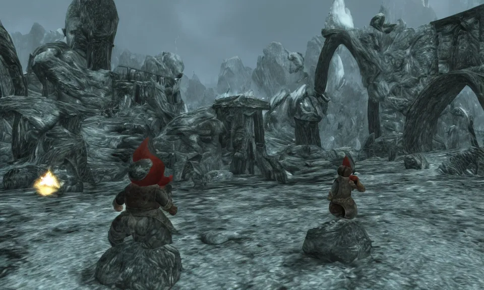 Super Mario in Skyrim | Stable Diffusion