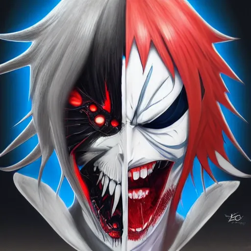 split face Ichigo poster, epic artwork, anime | Stable Diffusion | OpenArt