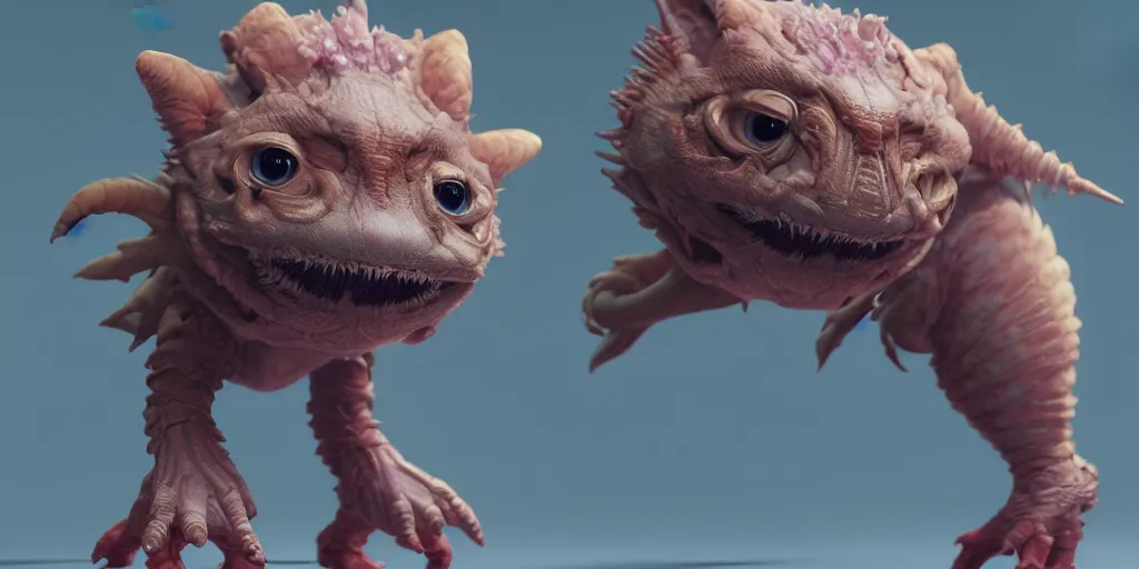 a cute scifi fauna pet by neville page, ken | Stable Diffusion | OpenArt