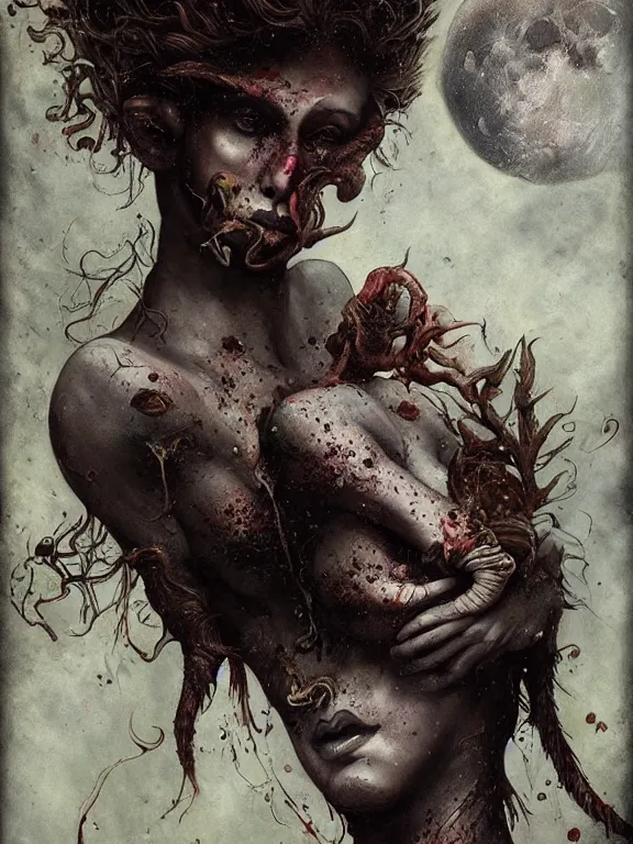 a gorgeous splatter portrait of a satyr marvelling at | Stable Diffusion | OpenArt