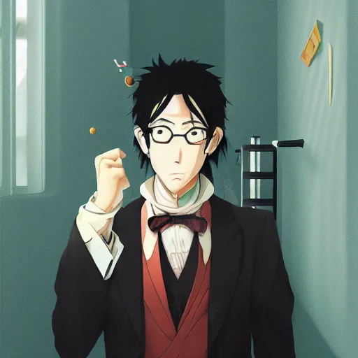 portrait of the sickly inventor, anime fantasy | Stable Diffusion | OpenArt