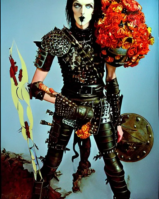 portrait of a skinny punk goth roald dahl wearing | Stable Diffusion ...