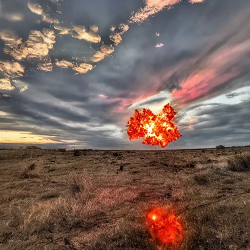 fireballs in the sky | Stable Diffusion | OpenArt