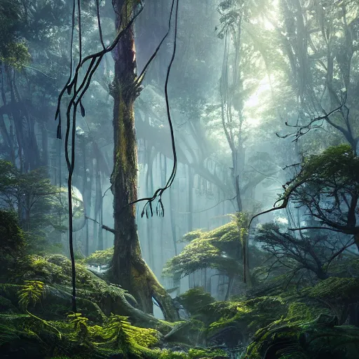 futuristic branching and vaulted canopy structure | Stable Diffusion | OpenArt